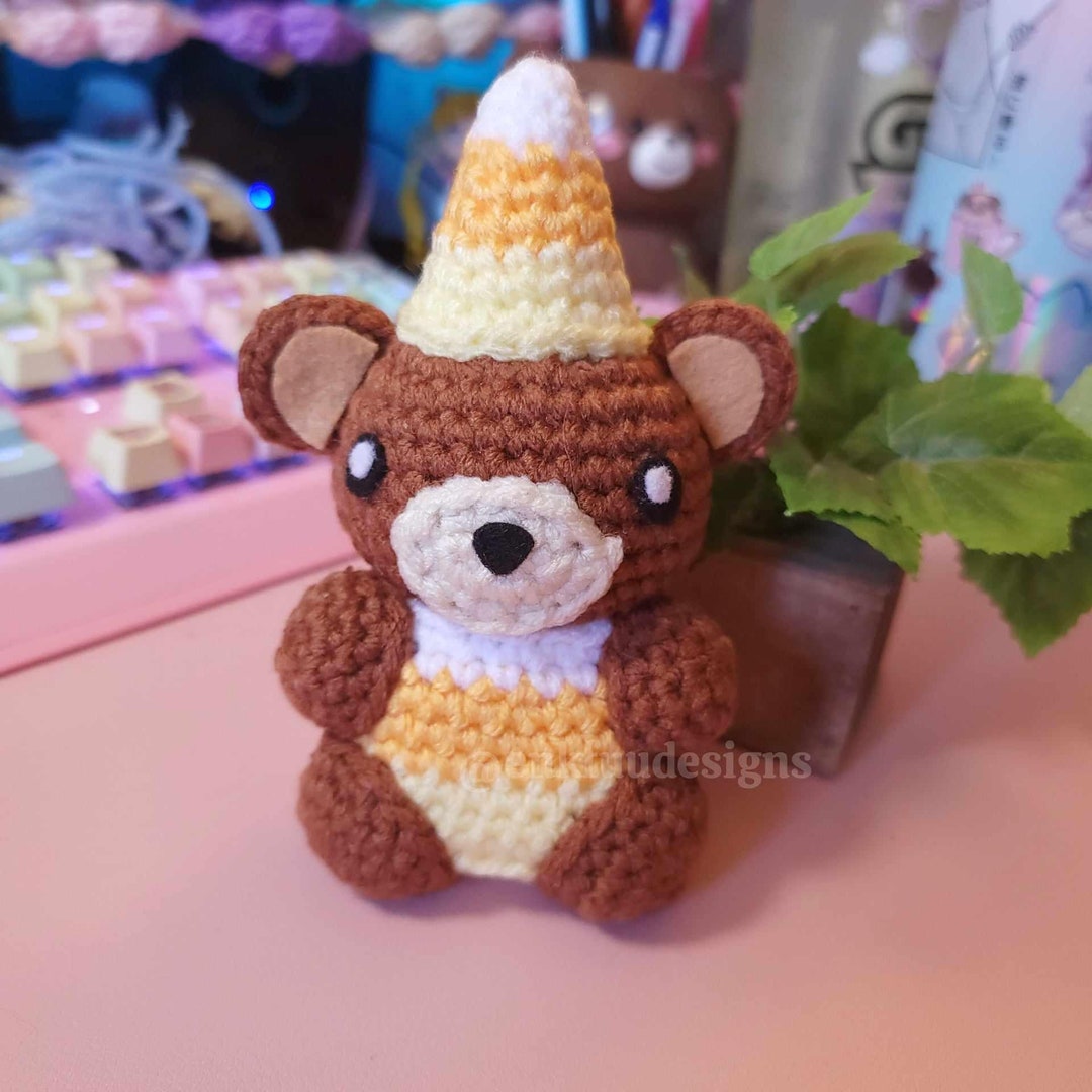 Adopt Me Candy Corn Bear Plushie Only One Available Cute Teddy Bear ...