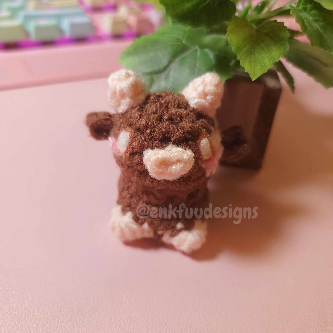 Adopt Me Mini Chocolate Cow Plush Only One Available Cute Cow Plush ...