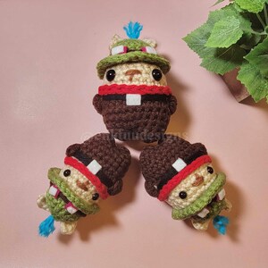 Cute Teemo Amigurumi Plush Keychains | League of Legends Keychains ...