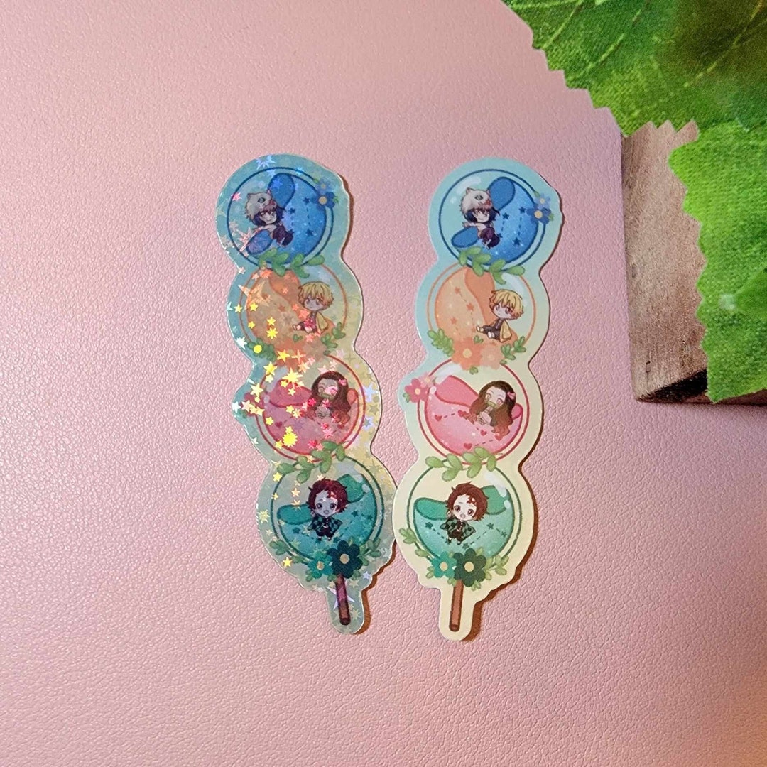 Cute Demon Anime Dango Stickers Holographic Anime Stickers Cute Anime ...