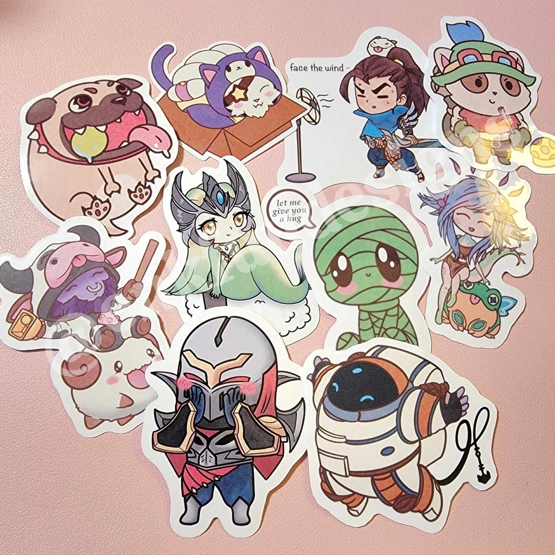 Kawaii League of Legends Stickers | League of Legends | Cute League of ...