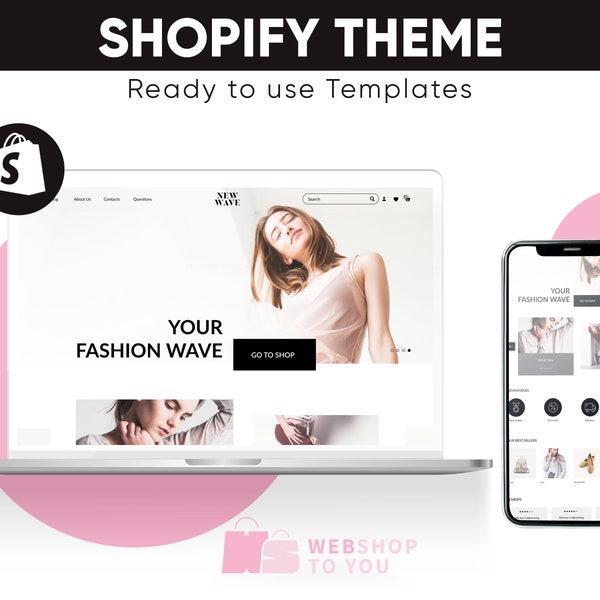 Shopify Clothing Store Template Etsy