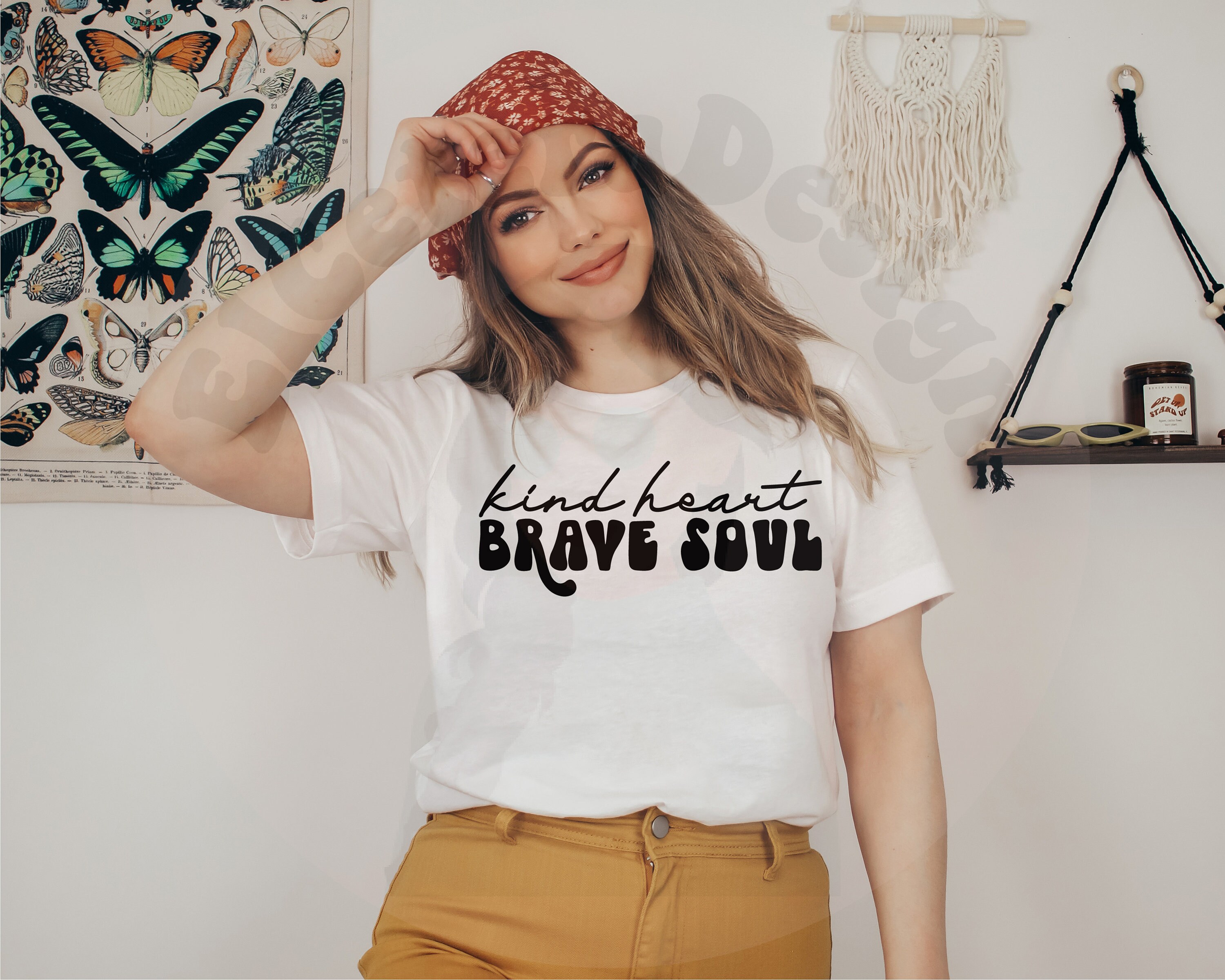 Kind Heart Brave Soul Svg Cut File Kindness Svg Be Kind Svg | Etsy