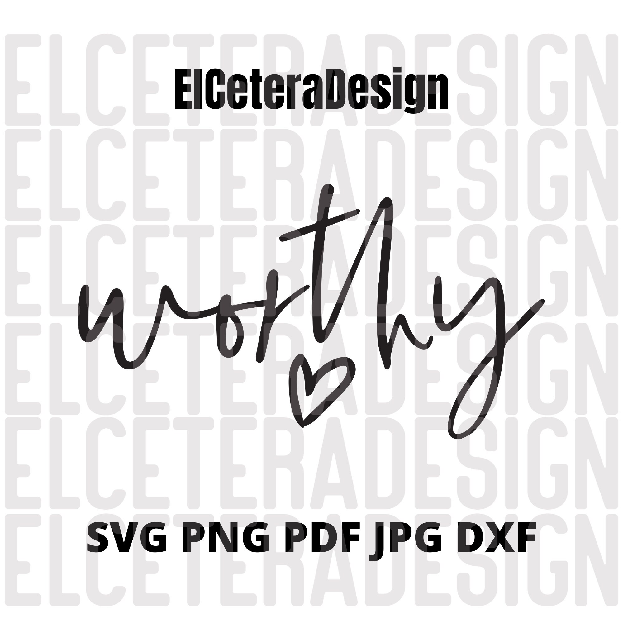 Christian Svg Worthy Svg Faith Svg Religious Svg - Etsy