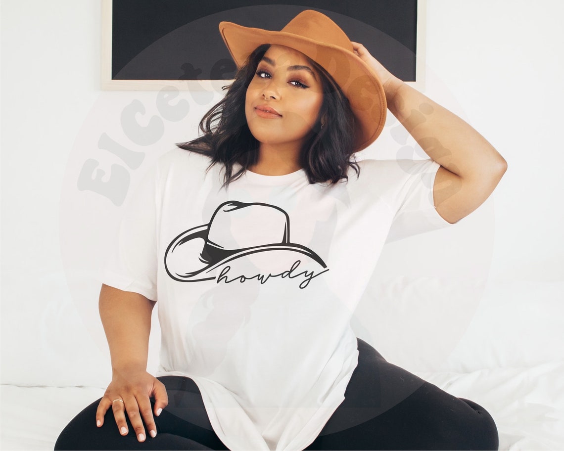 Howdy Cowboy Hat Svg Png Trendy Svg Howdy Png Western Svg - Etsy