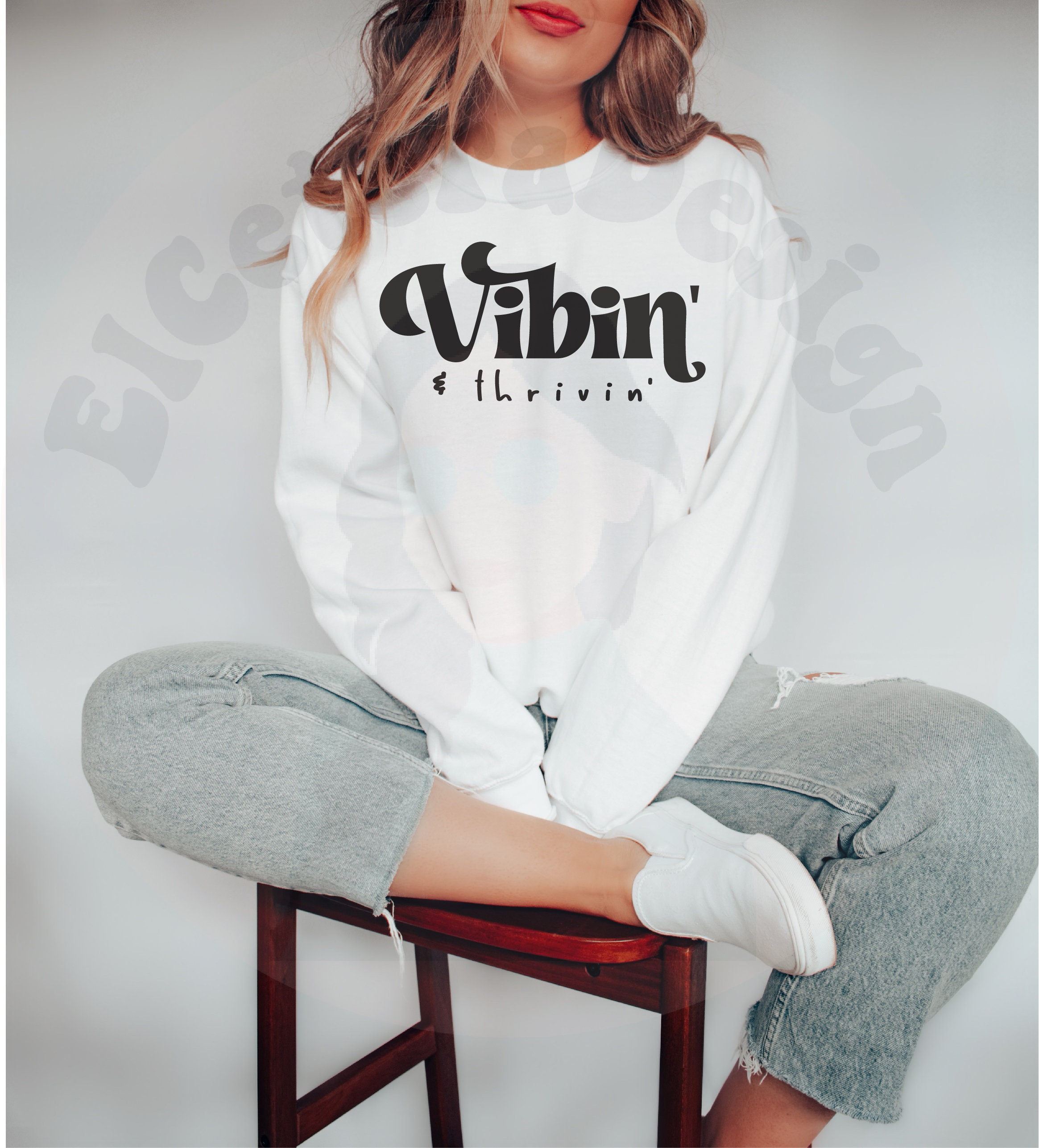 Vibing Svg Cut File Thriving Svg Trendy Svg Motivational - Etsy