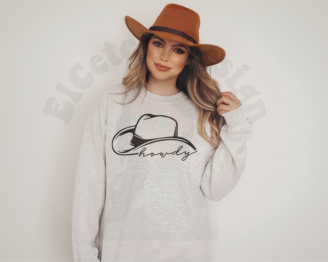Howdy Cowboy Hat Svg Png Trendy Svg Howdy Png Western Svg - Etsy