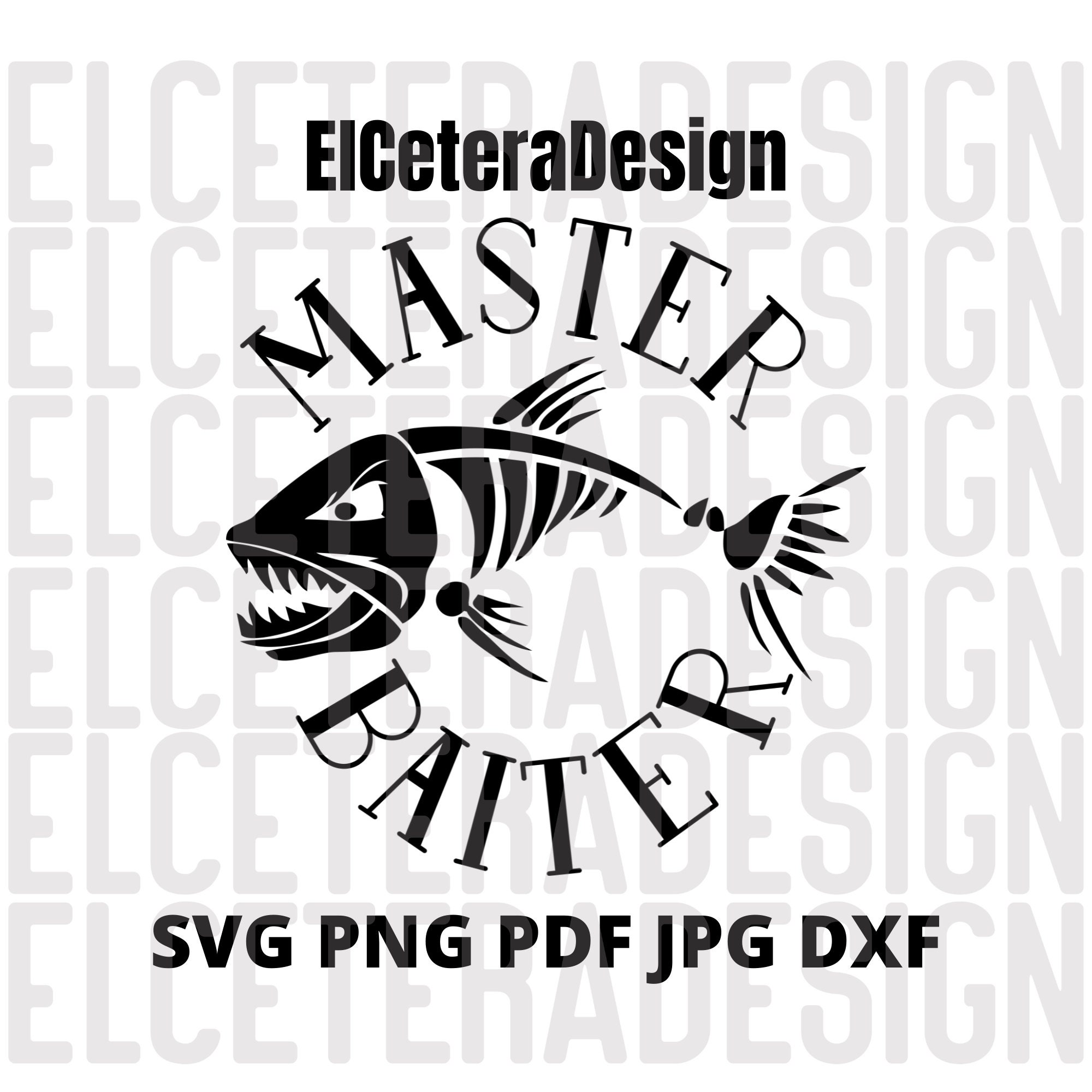 Master Baiter Svg Dad Svg Fish Svg Fishing Svg Funny | Etsy