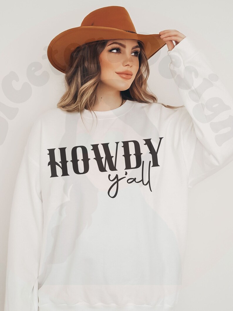Howdy Yall Western Svg Cut File Png Sublimation Design - Etsy