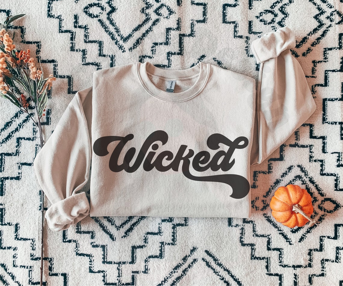 Wicked Svg Cut File Png Design Halloween Shirt Svg Fall Svg - Etsy