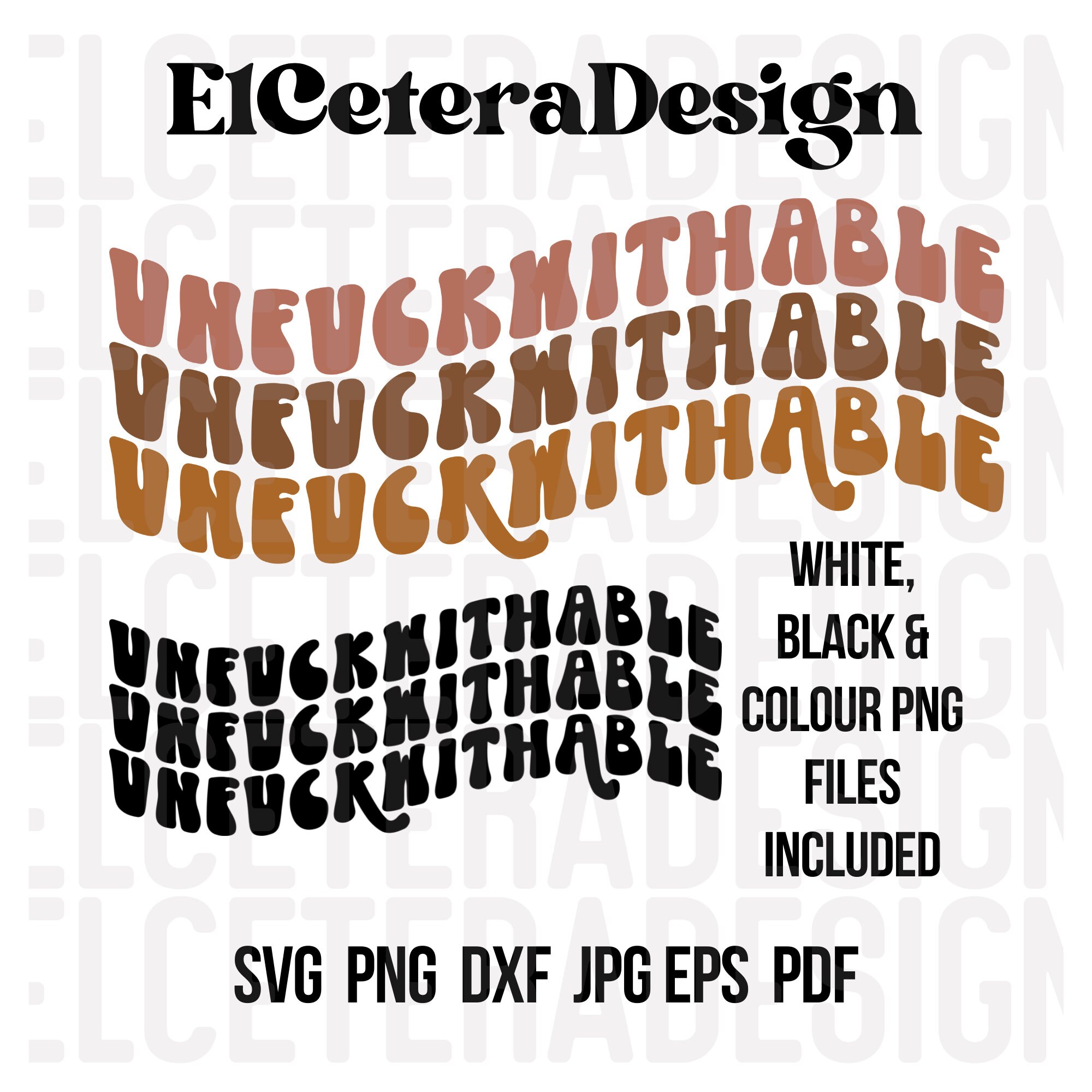 Funny Shirt Svg Sassy Svg Retro Svg Unfuckwithable Retro Boho Svg Cut ...