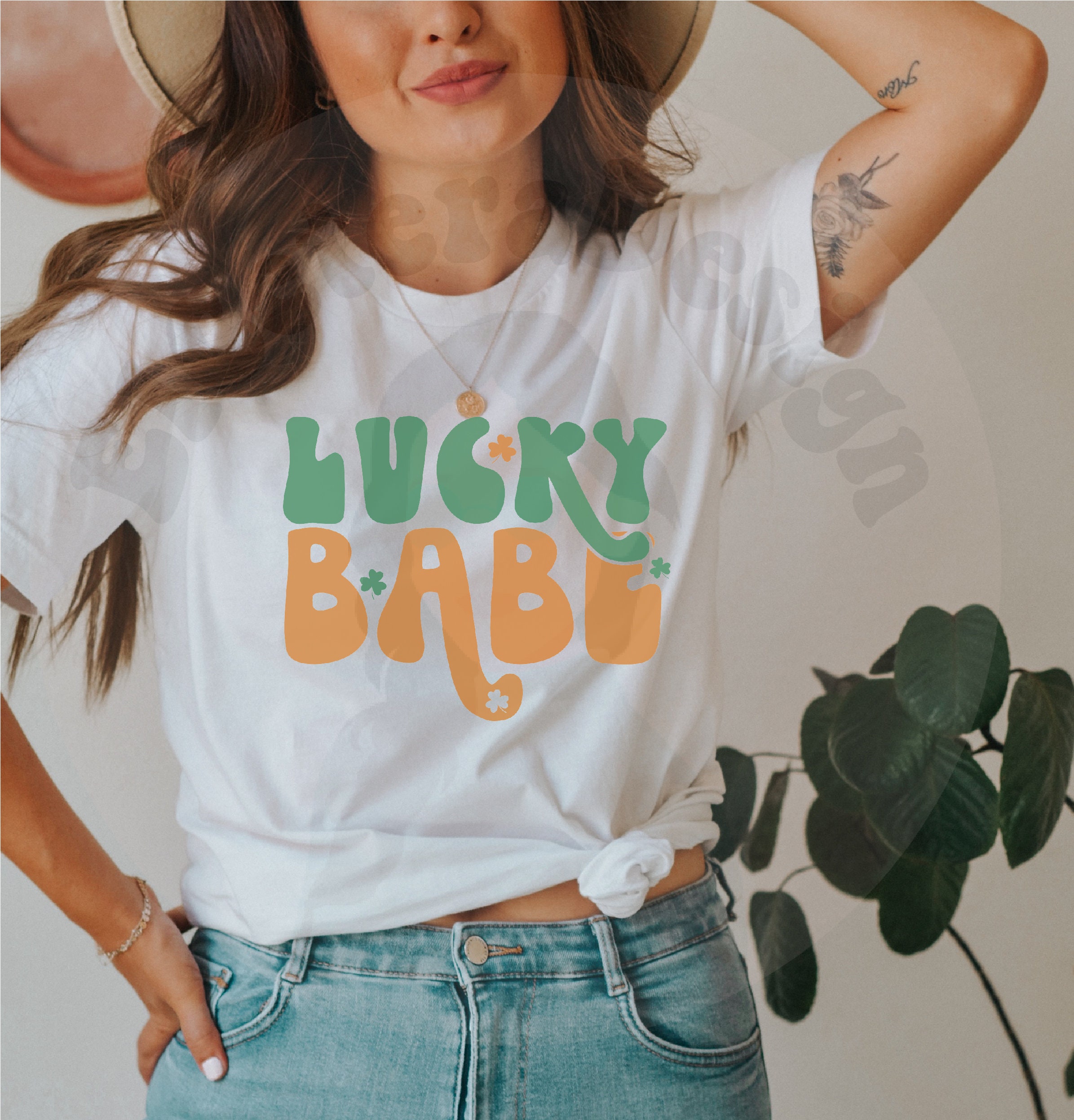 Lucky Babe Png Lucky Png Babe Png Retro Tshirt Sublimation - Etsy Canada