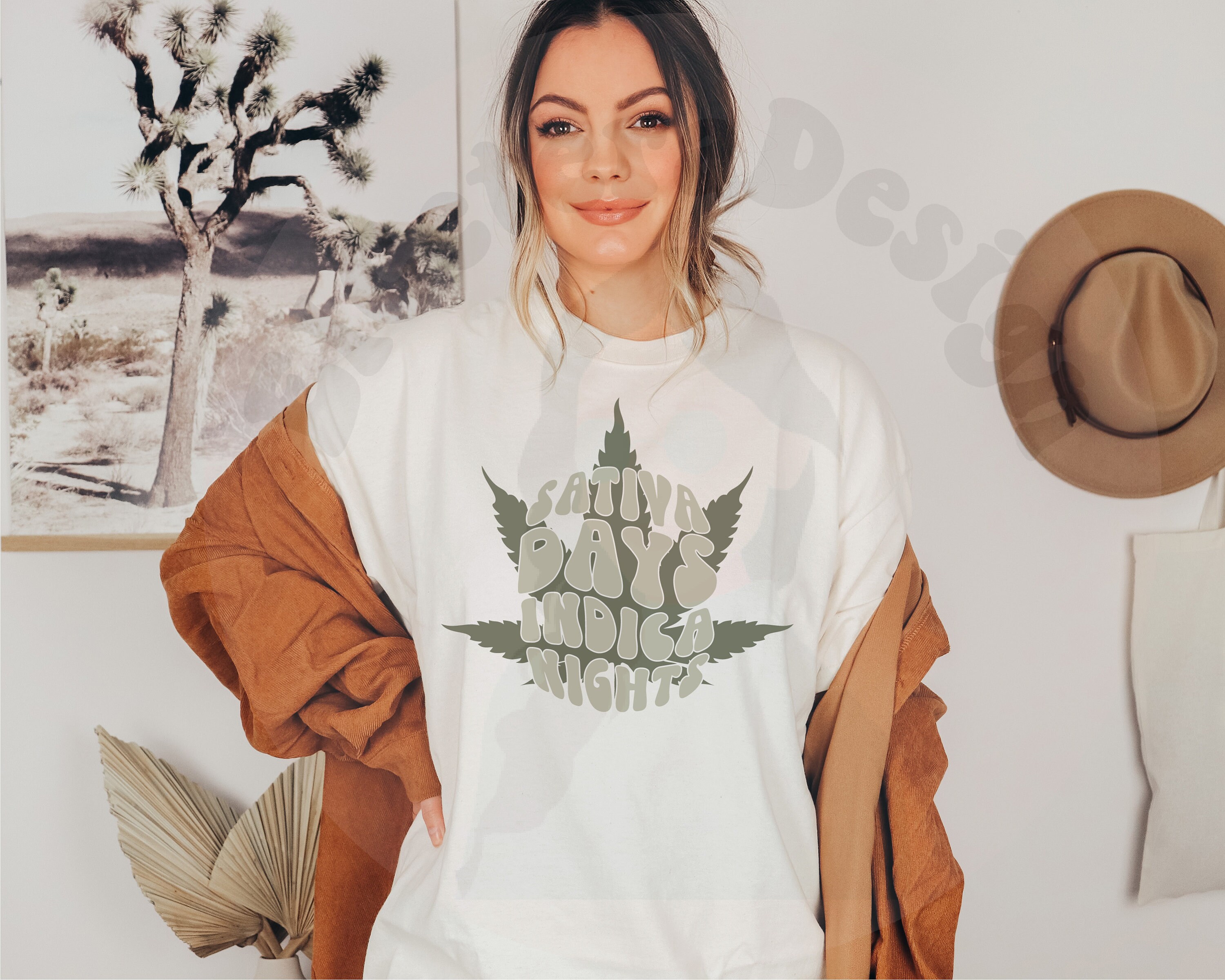 Sativa Days Indica Nights Svg Png Funny Weed Svg Weed Shirt | Etsy
