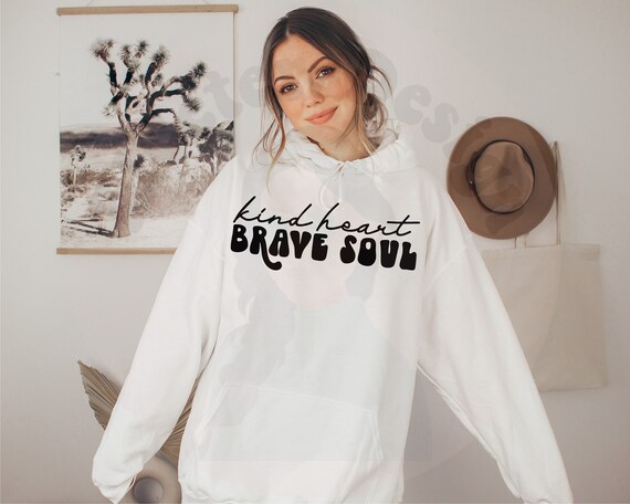 Kind Heart Brave Soul Svg Cut File Kindness Svg Be Kind Svg | Etsy