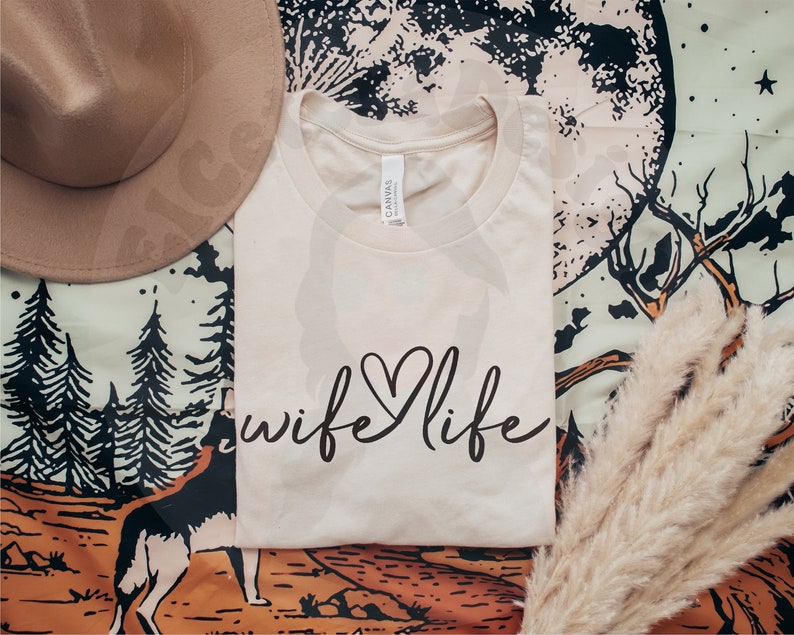 Wife Life Svg Cut File Png Design Funny Wife Shirt Svg Wifey - Etsy