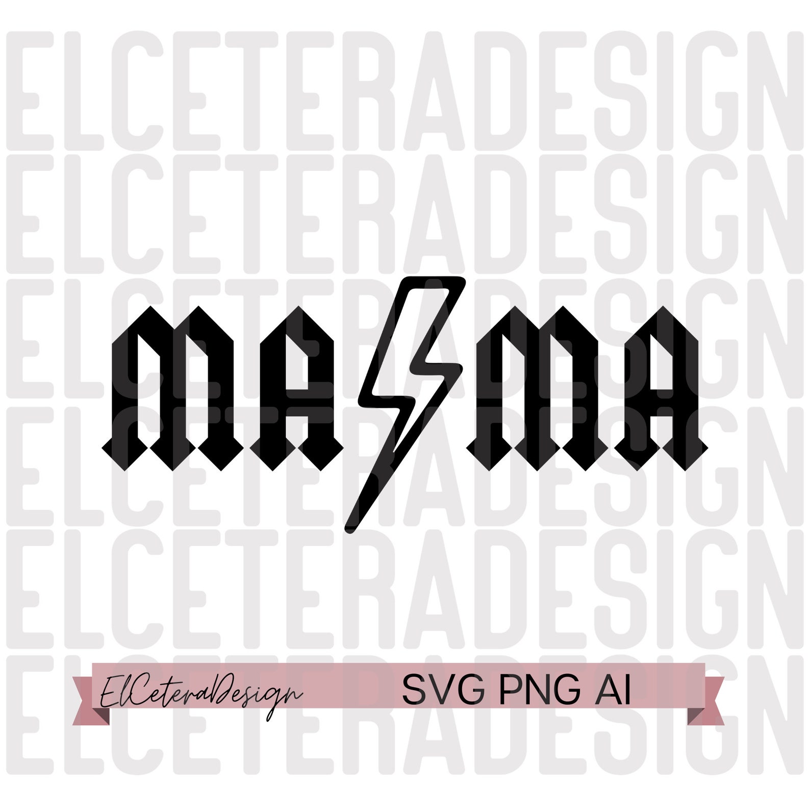 Mama Lightning Bolt Retro Svg Cut File Mama Png Sublimation - Etsy UK