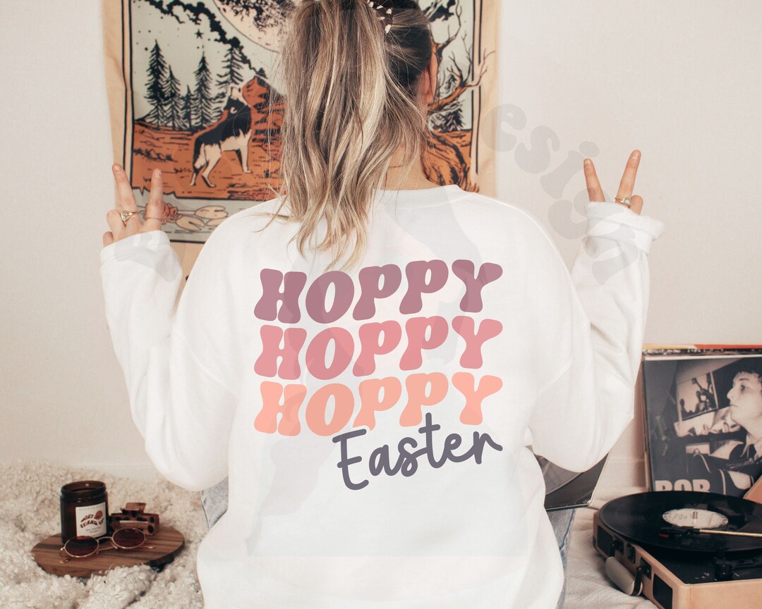 Hoppy Easter Svg Cut File Cricut Png Sublimation Design, Happy Easter ...
