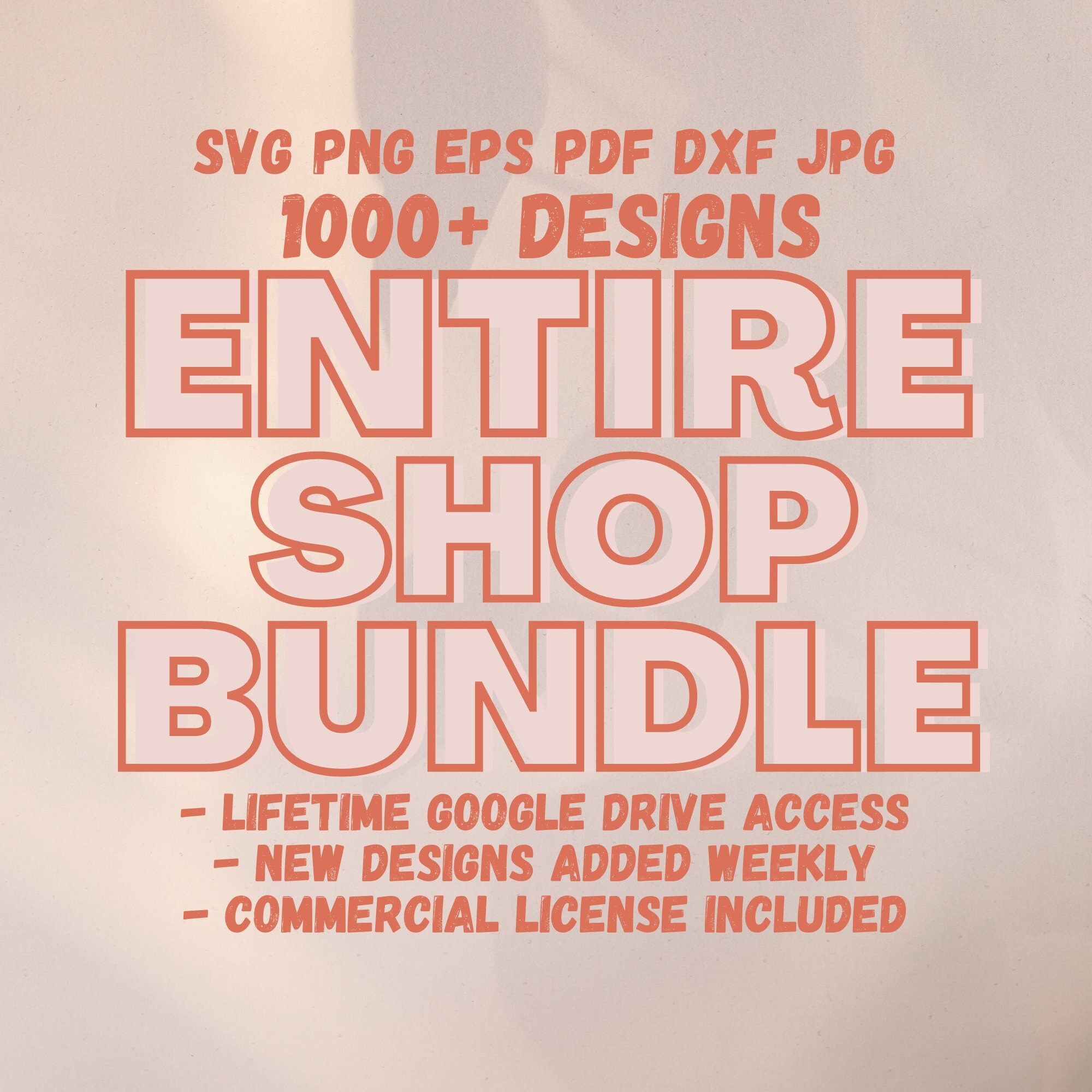 Whole Entire Shop Svg Cut File Png Sublimation Design Bundle - Etsy Canada