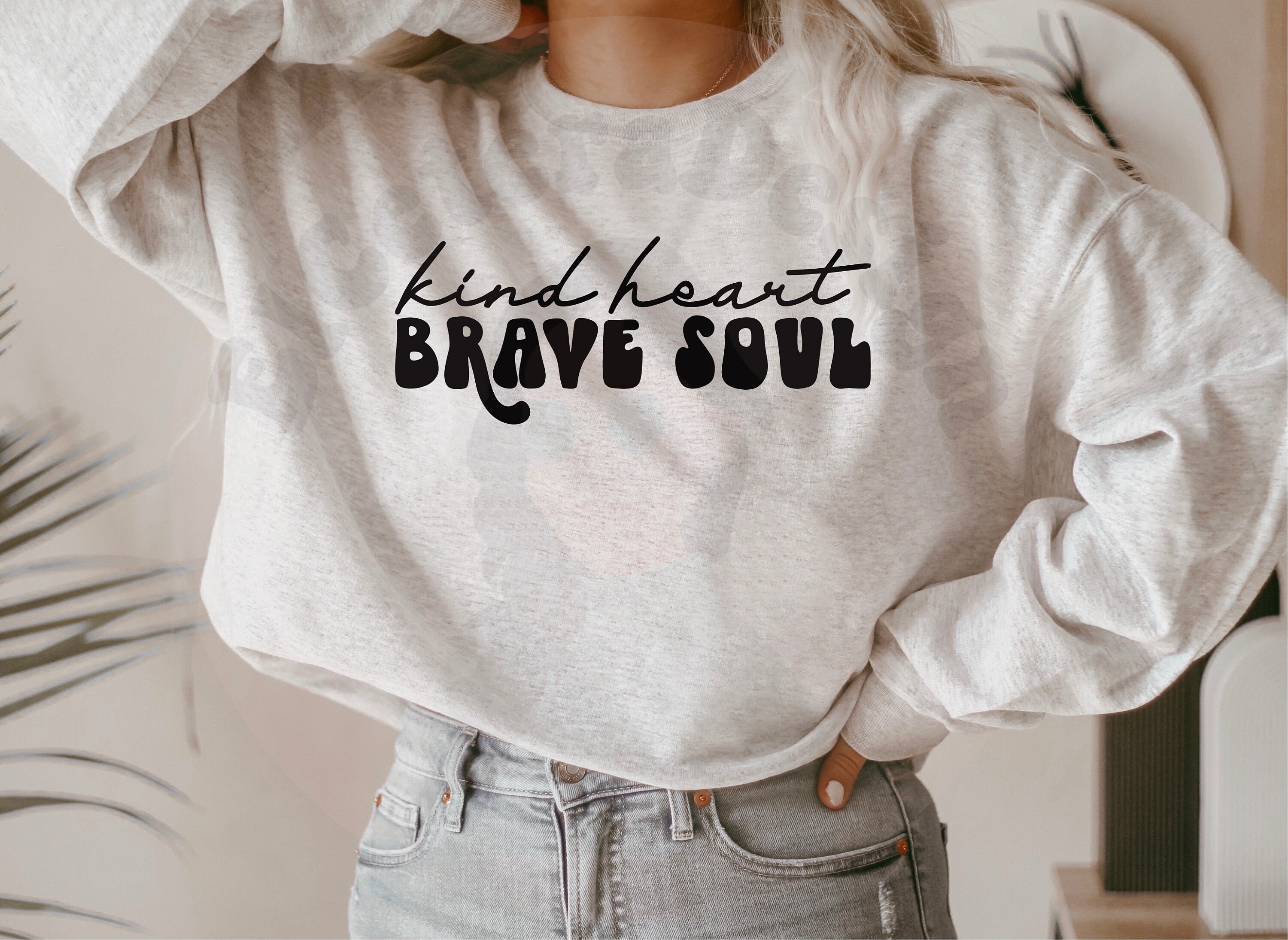 Kind Heart Brave Soul Svg Cut File Kindness Svg Be Kind Svg | Etsy