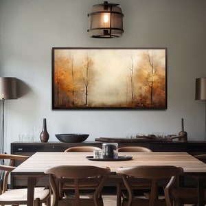 Cozy Fall Getaway Samsung Frame TV Art, Digital Autumn Scene, Instant ...