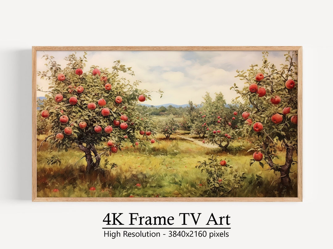 Fall Apple Orchard Art, Fame TV Art, Autumn Tranquility, Autumn ...
