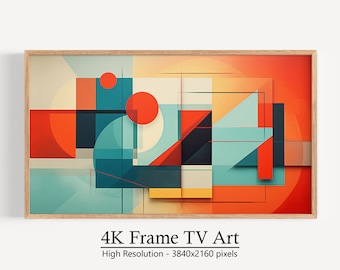 Samsung Frame TV Art Abstract Painting, Modern Abstract Art, Instant ...