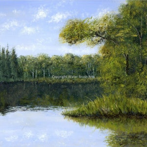 Lake Landscape 004 Acrylic Print - Etsy