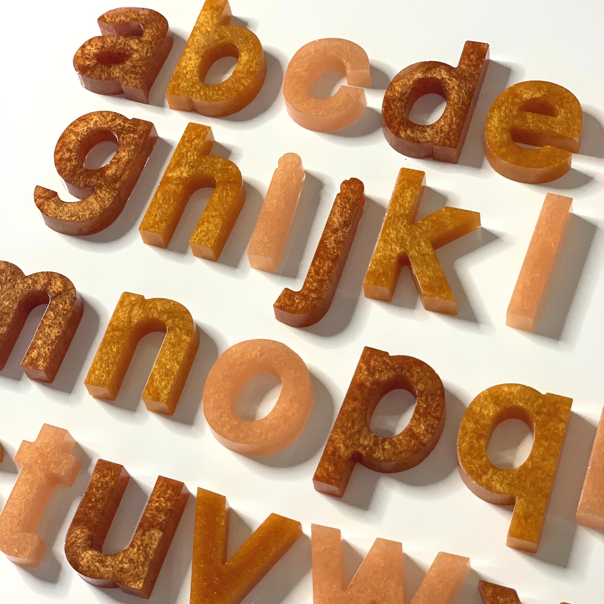 Resin Letters Alphabet Resin Letters & Numbers Alphabet | Etsy