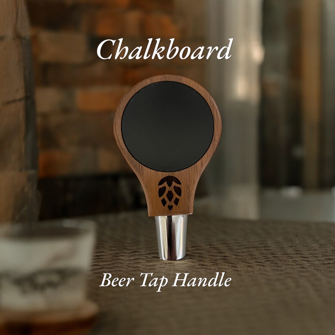 Chalkboard Beer Tap Handle With Custom Engraving Personalized Engraved ...