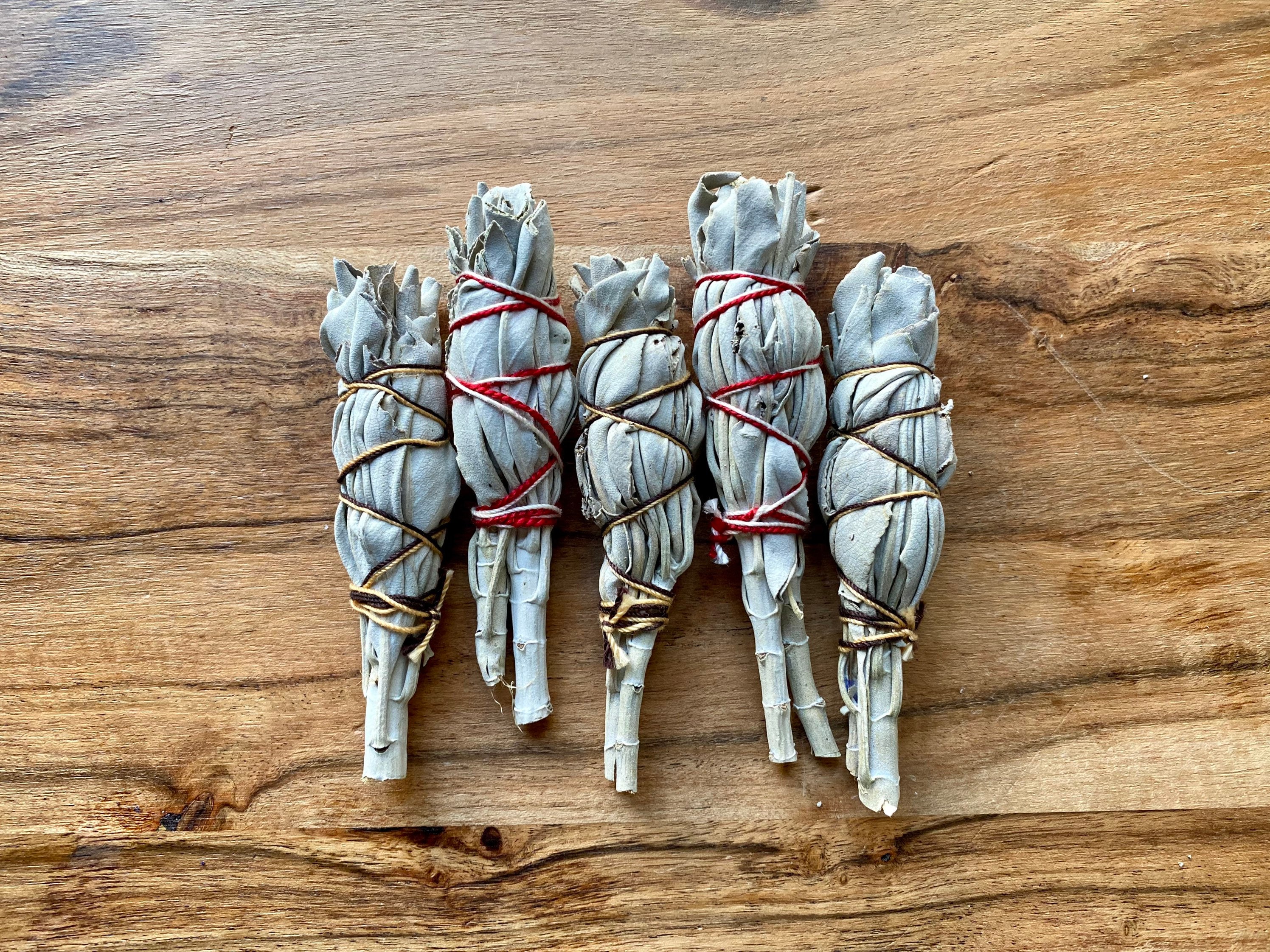 Mini White Sage Bundles 3-4 Sage Cuties Sage for Smudging | Etsy