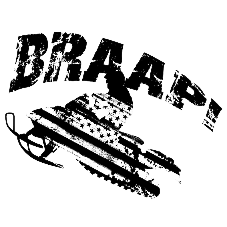 BRAAP! Snowmobile - Etsy