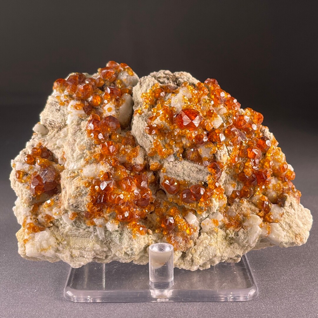 Garnet Matrix With Smoky Quartz - Etsy