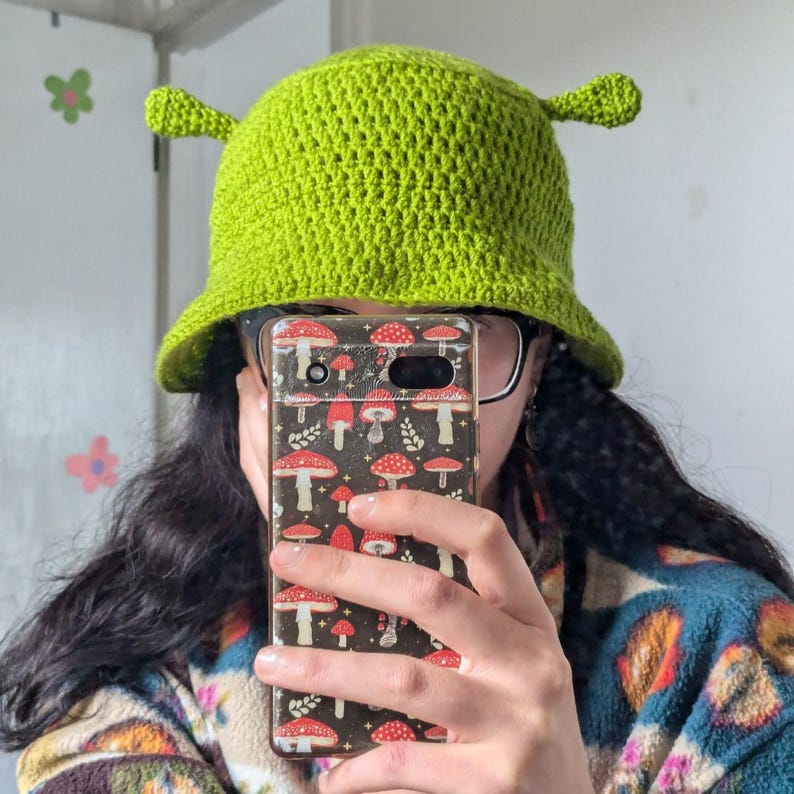 Crochet Shrek Hat Pattern - PDF Download - Etsy