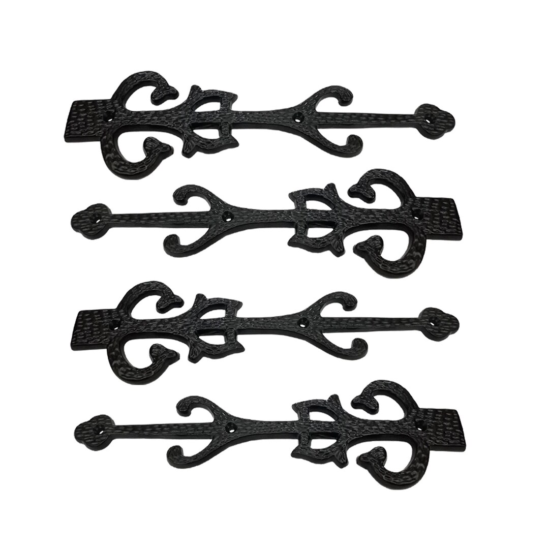 Shristy Hardware "jehovah" Black Antique Iron False Hinge Front - Etsy