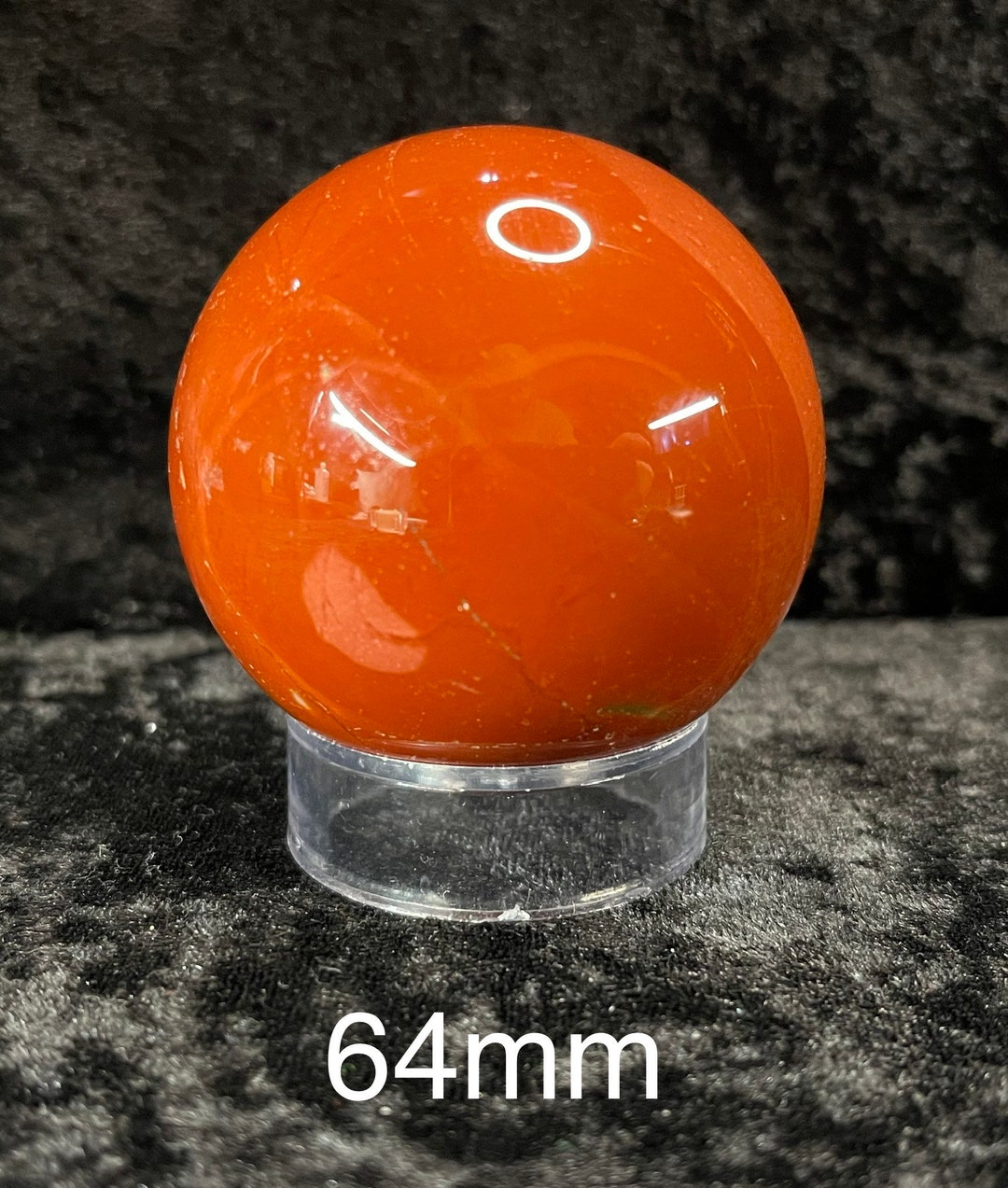 Red Jasper Sphere 64mm With Basic Stand May Be Different Than Pictured ...