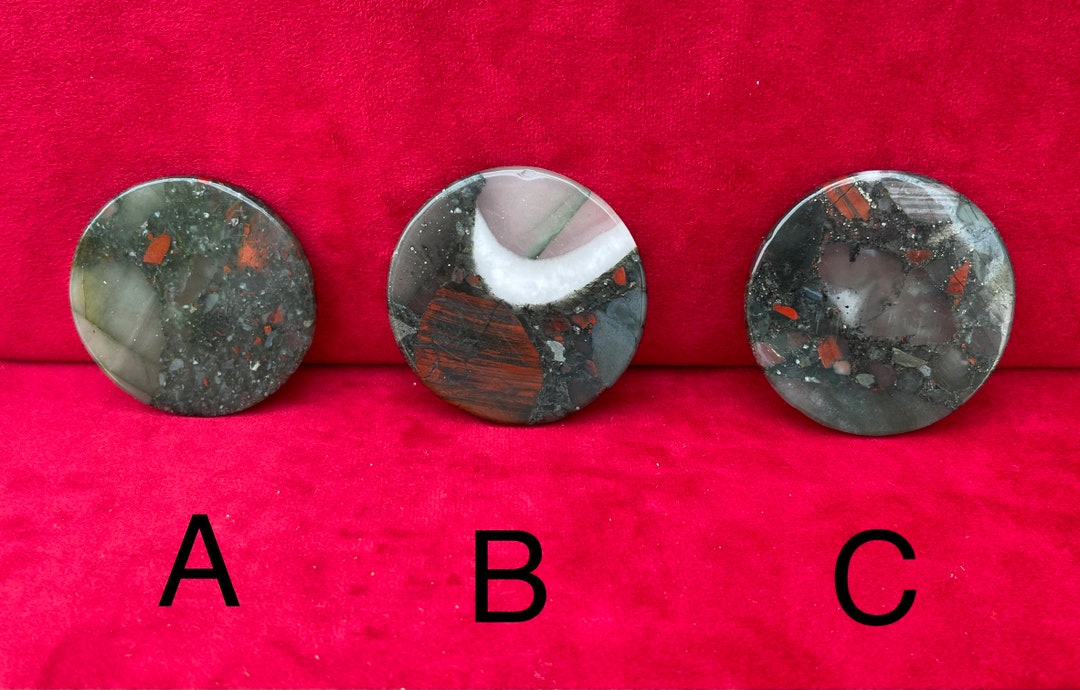 Bloodstone/dragons Blood Plate 58mm - Etsy