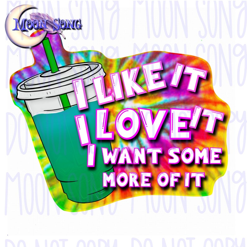 Loaded Tea | I Like It PNG | Hand Drawn - Etsy
