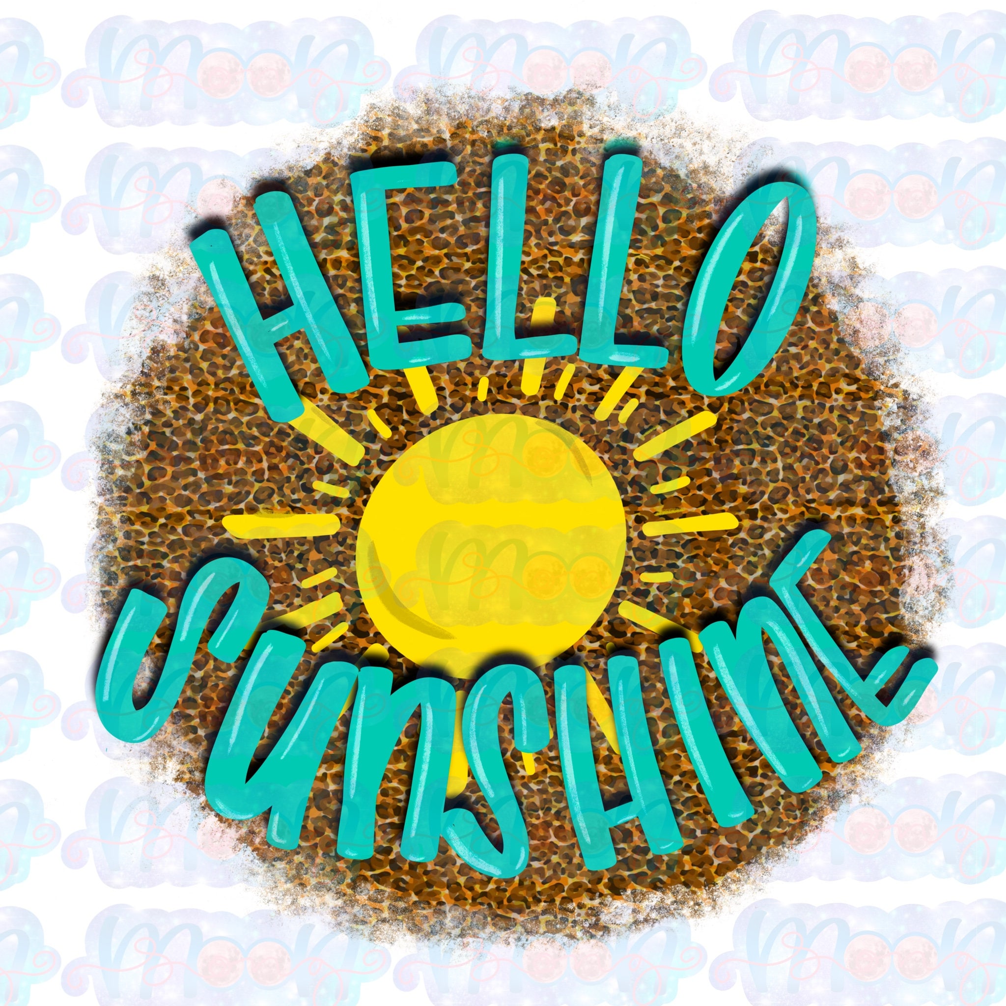 Hello Sunshine PNG | Hand Drawn - Etsy