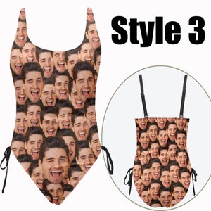 Personalized Swimsuit With Face, Custom Swimsuit With Boyfriend Face ...