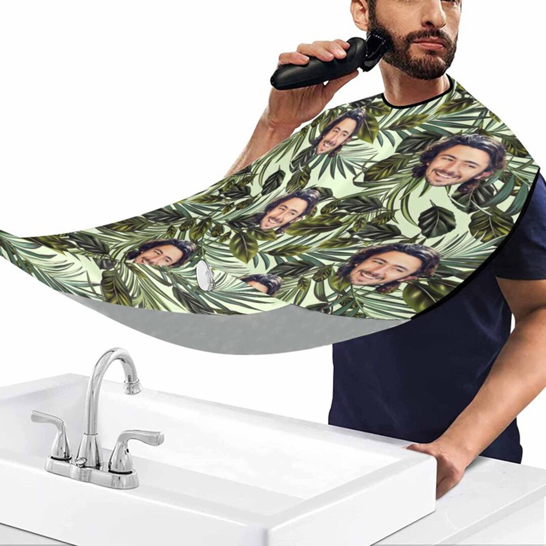 Father's Day Gift, Personalized Beard Bib Apron for Men Shaving ...