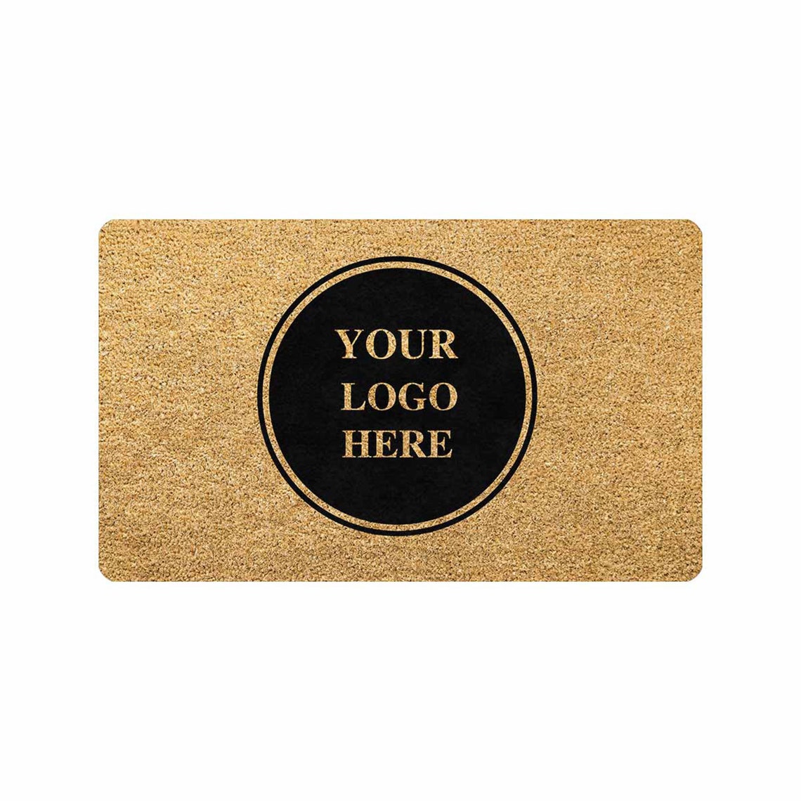 Custom Logo Text Rubber Doormat Personalized Photo Logo | Etsy