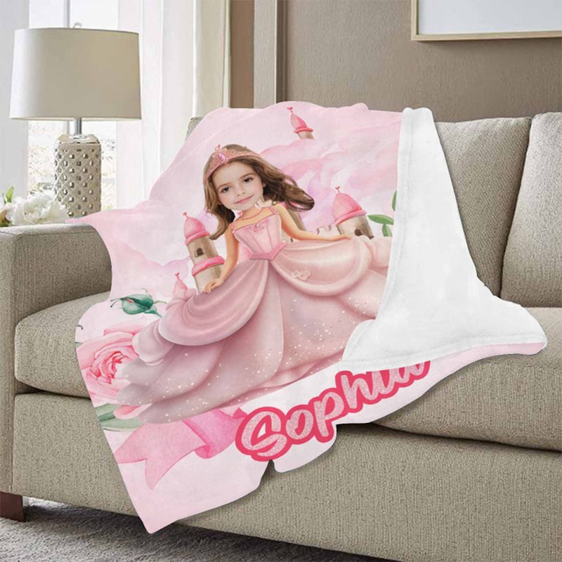 Personalised Barbie Blanket - Etsy