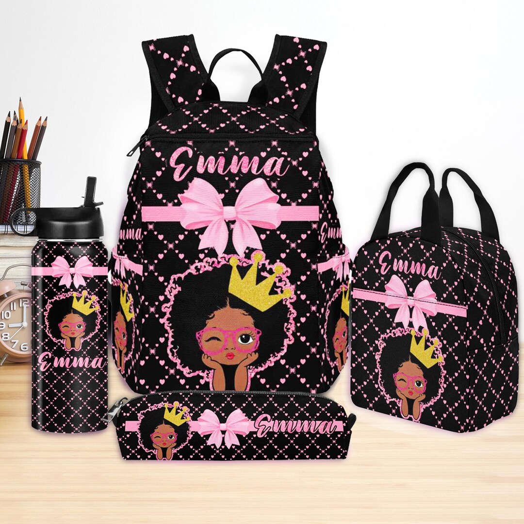 Personalized Toddler Backpack Set,custom Name, Nursery Bookbag,lunch ...