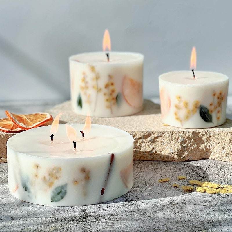 Christmas Candle - Etsy