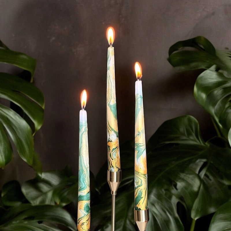 Lime Green Candles - Etsy