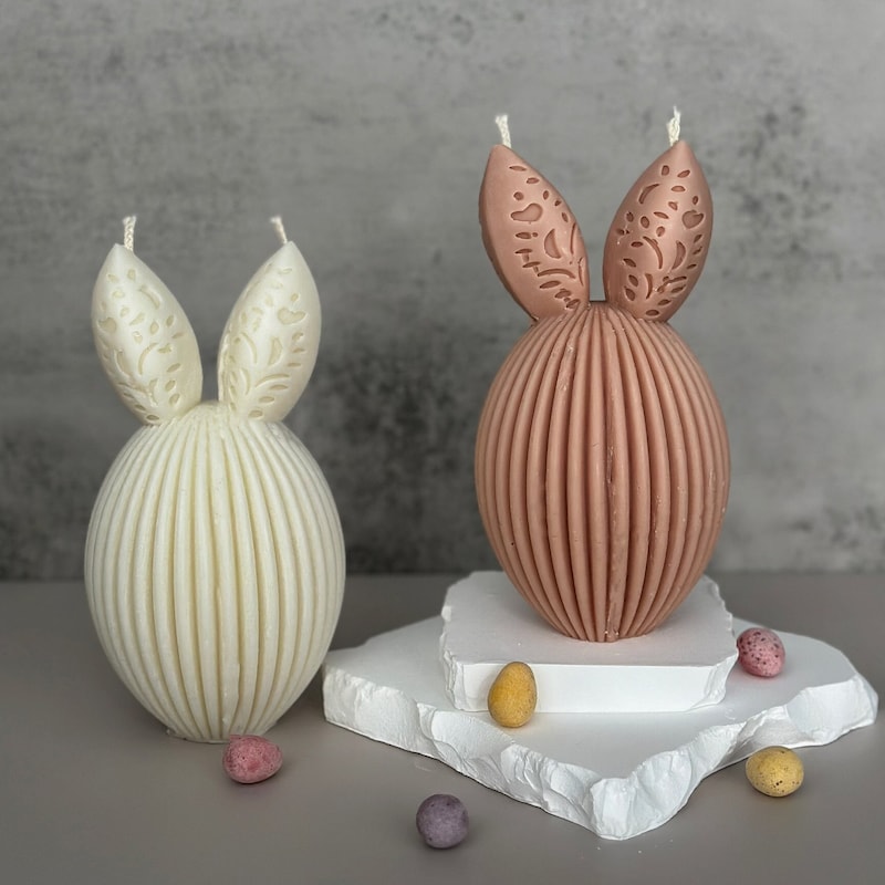 Bunny Candle - Etsy