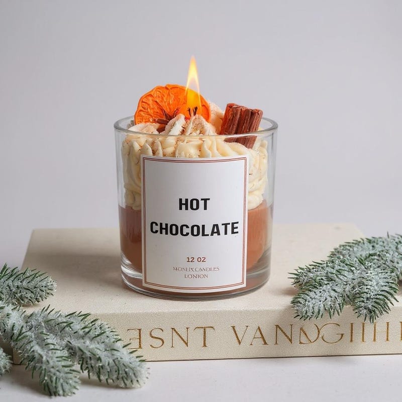 Hot Chocolate Candle Set - Etsy UK