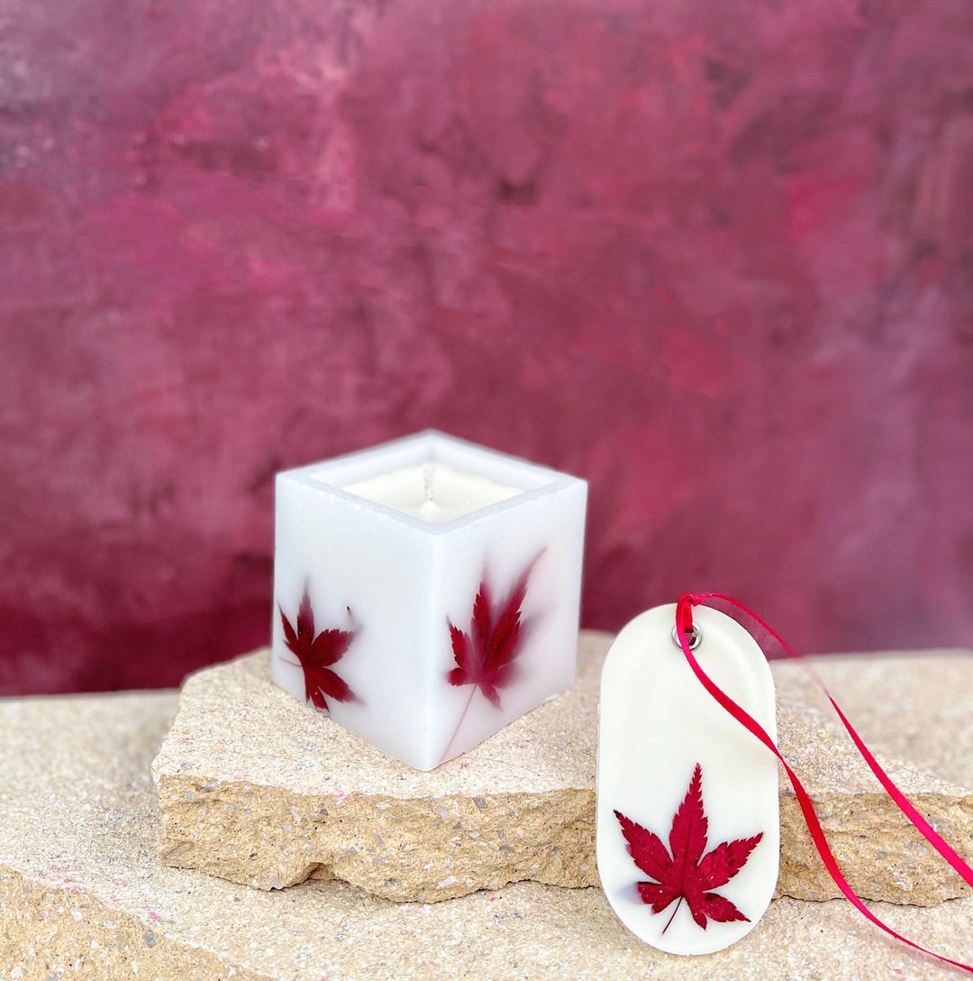 Autumn Pillar Candle,fall Candle,fall Decorations,pumpkin Spice,autumn ...