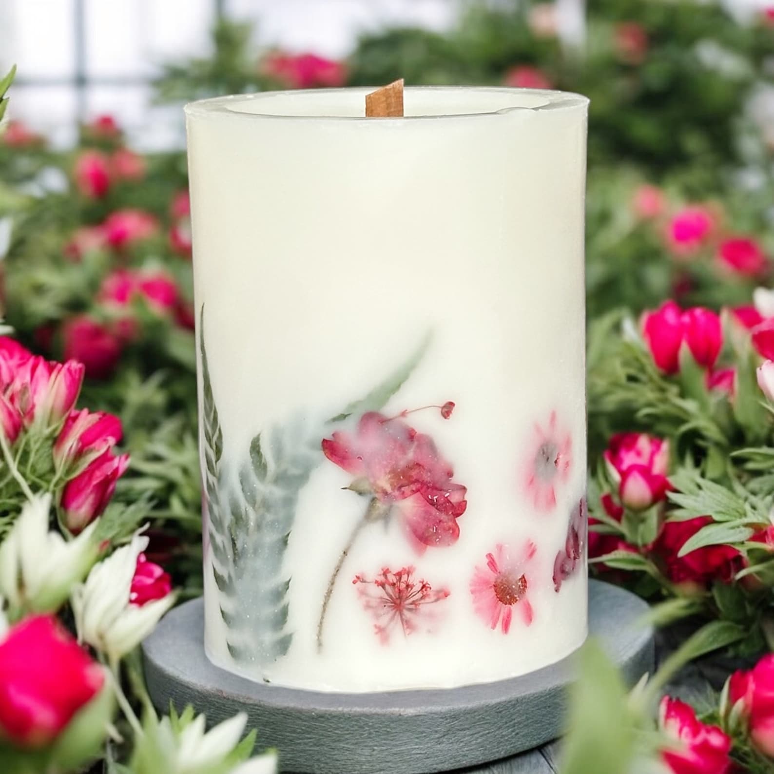 Large Scented Candle,botanical Candle,housewarming Gift,thank You Gift ...