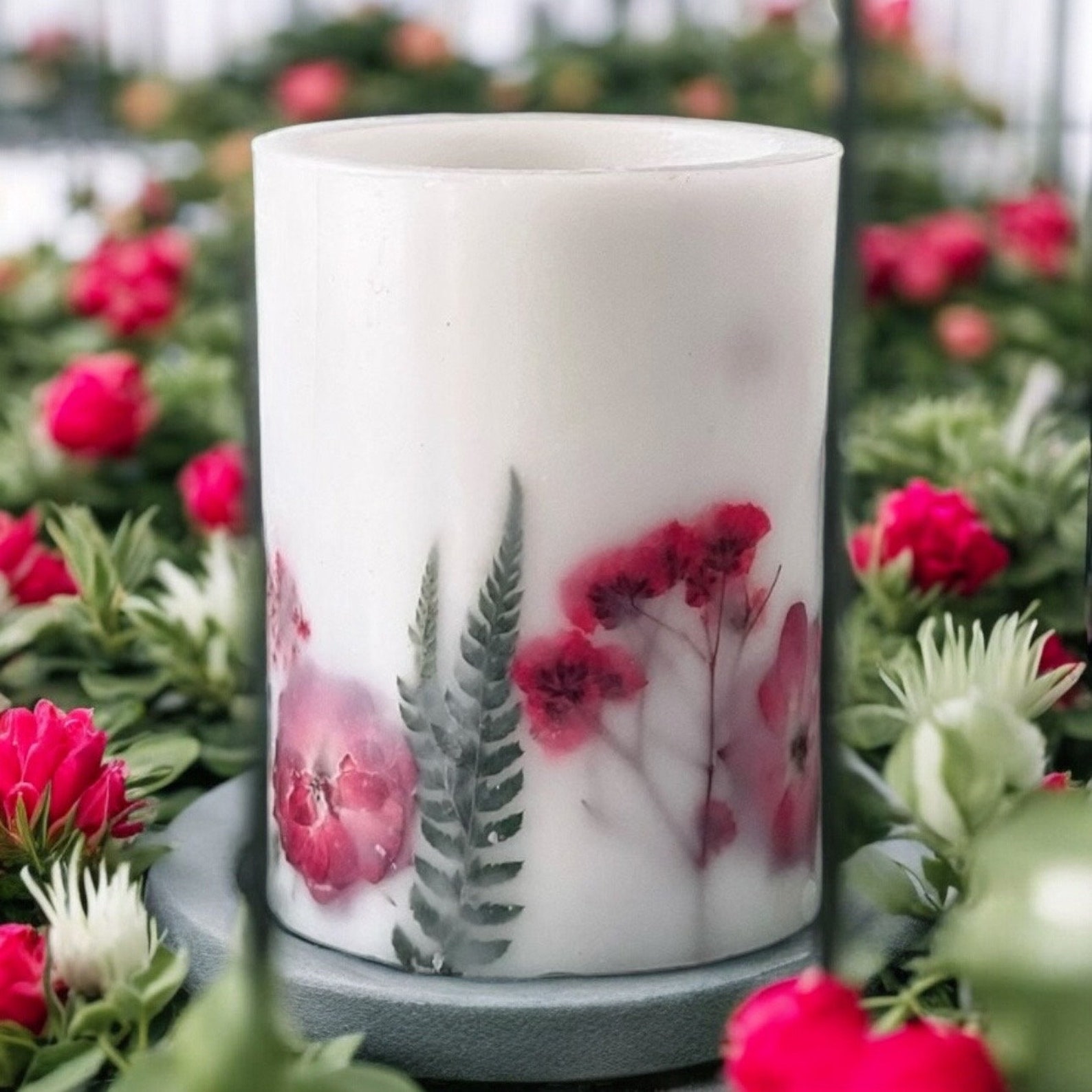 Large Scented Candle,botanical Candle,housewarming Gift,thank You Gift ...